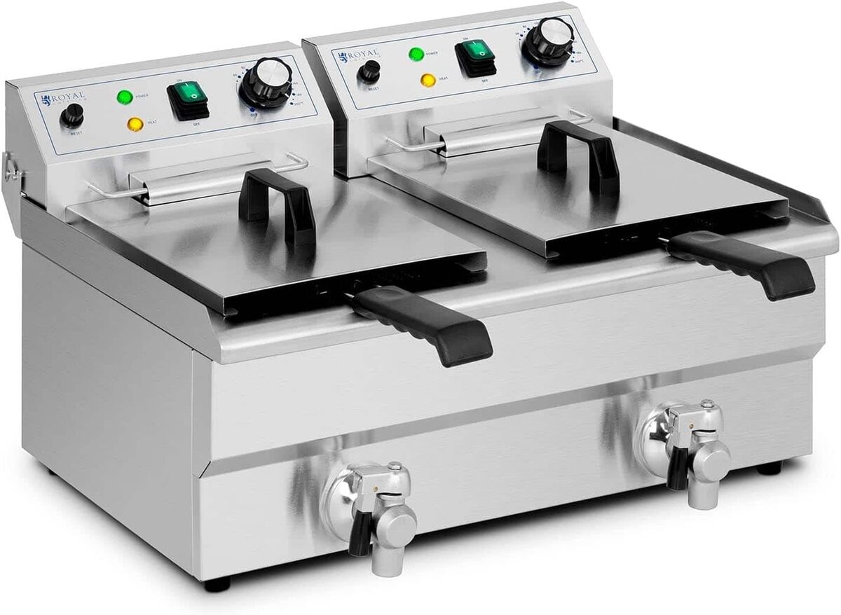 Test : friteuse électrique pro Royal Catering RCPSF 18ETH 2 x 9 L