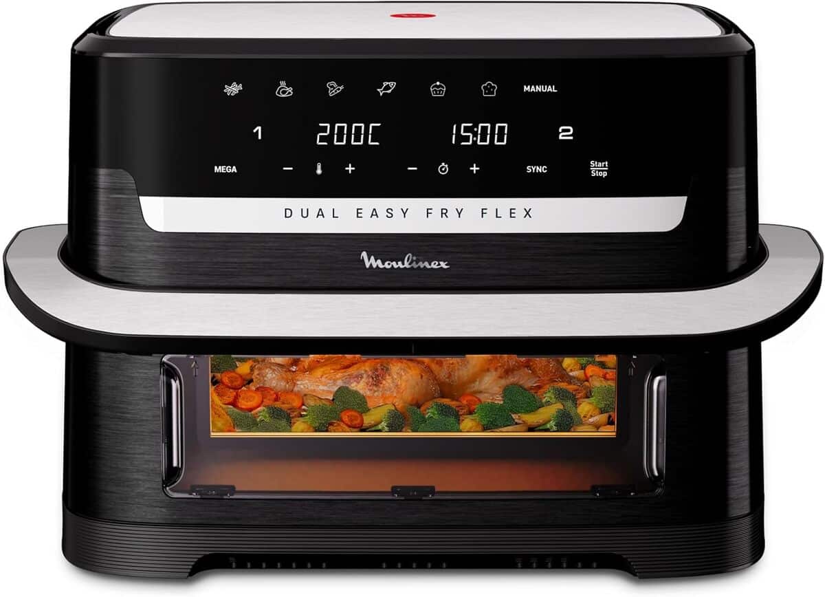 Test de la Moulinex Easy Fry Dual Flex : puissance et polyvalence