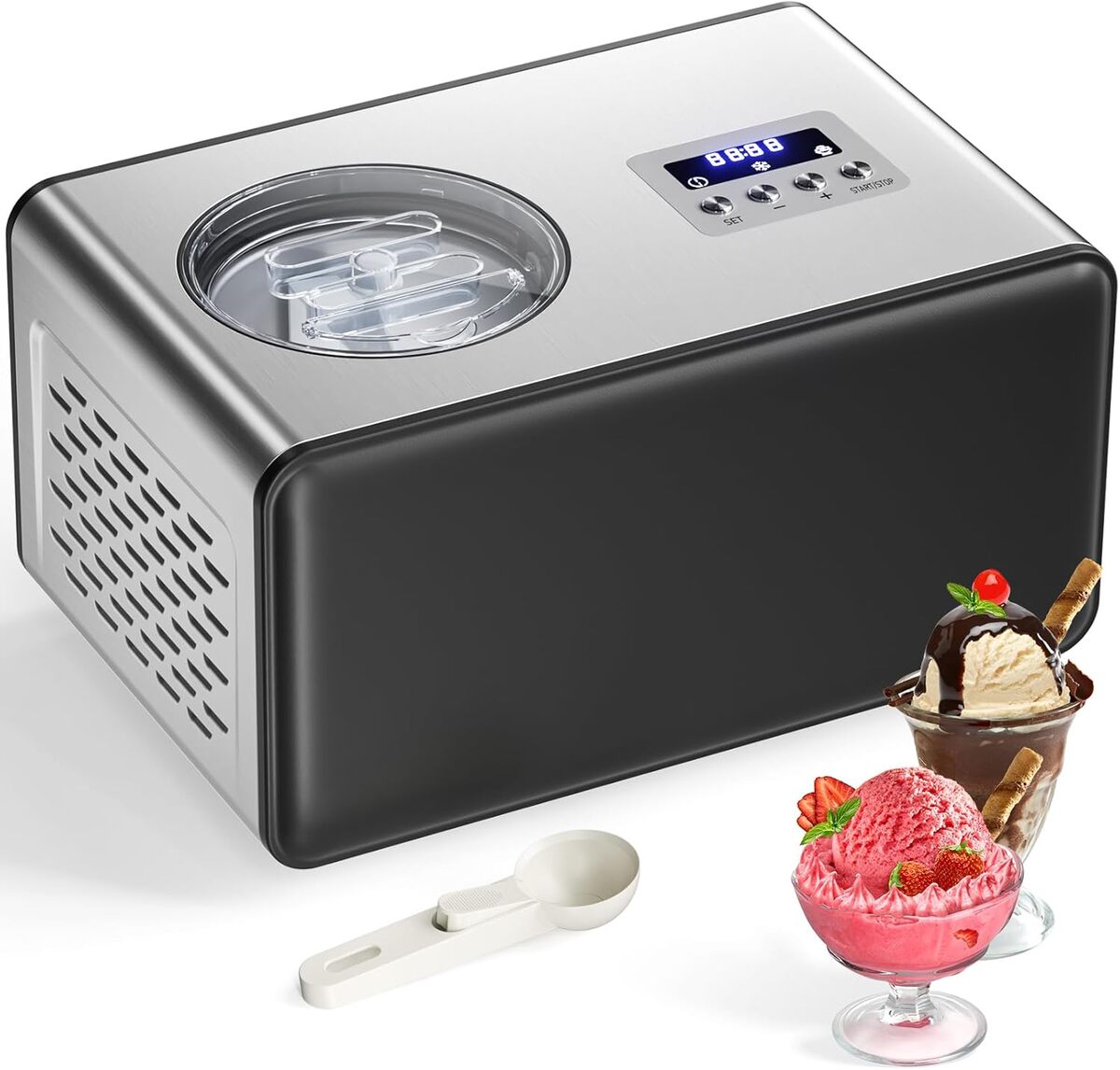 Test : sorbetière Turbine à glace 2L avec compresseur électrique