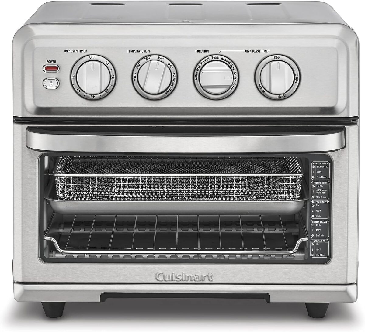 Test du four grille-pain à air chaud Cuisinart TOA-70