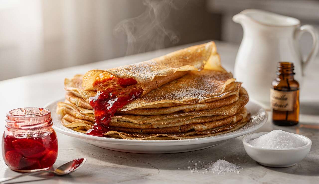 Crêpes à la fraise à tomber : recette simple et rapide