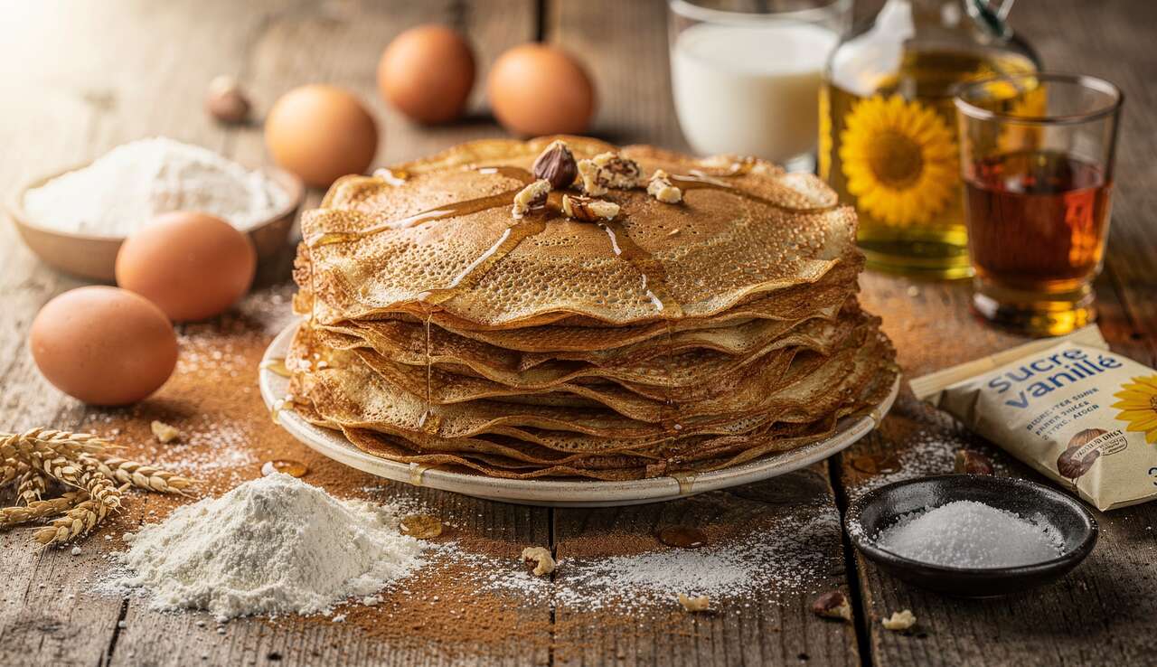 Crêpes à la farine de châtaigne : une explosion de saveurs